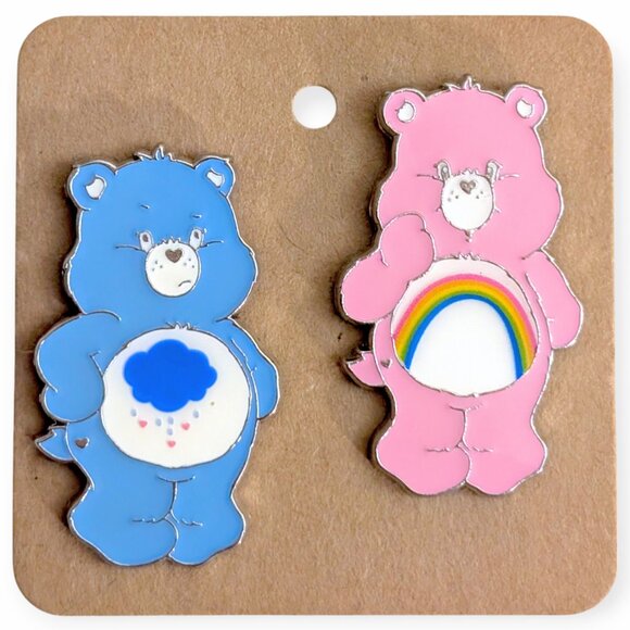 Care Bears | Accessories | Care Bears Enamel Pins Grumpy Bear And Cheer ...